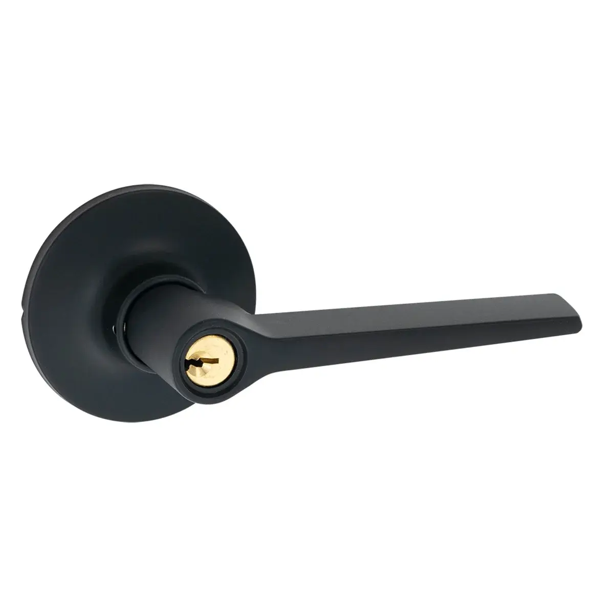 Silver Moon | Round Rose Lever | 36-RD7510BLK